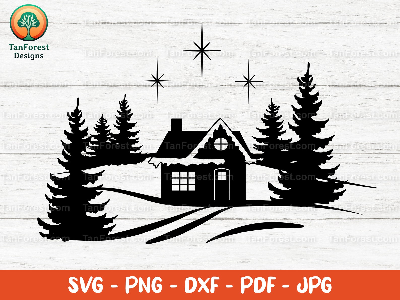 Winter Scene Svg Christmas Scene Svg Snowy Scenery Svg - Etsy UK