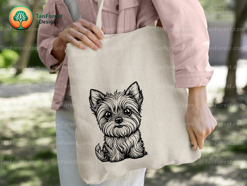 Yorkshire Terrier Svg Outline. Yorkie Svg Cute Yorkie Kawaii - Etsy UK