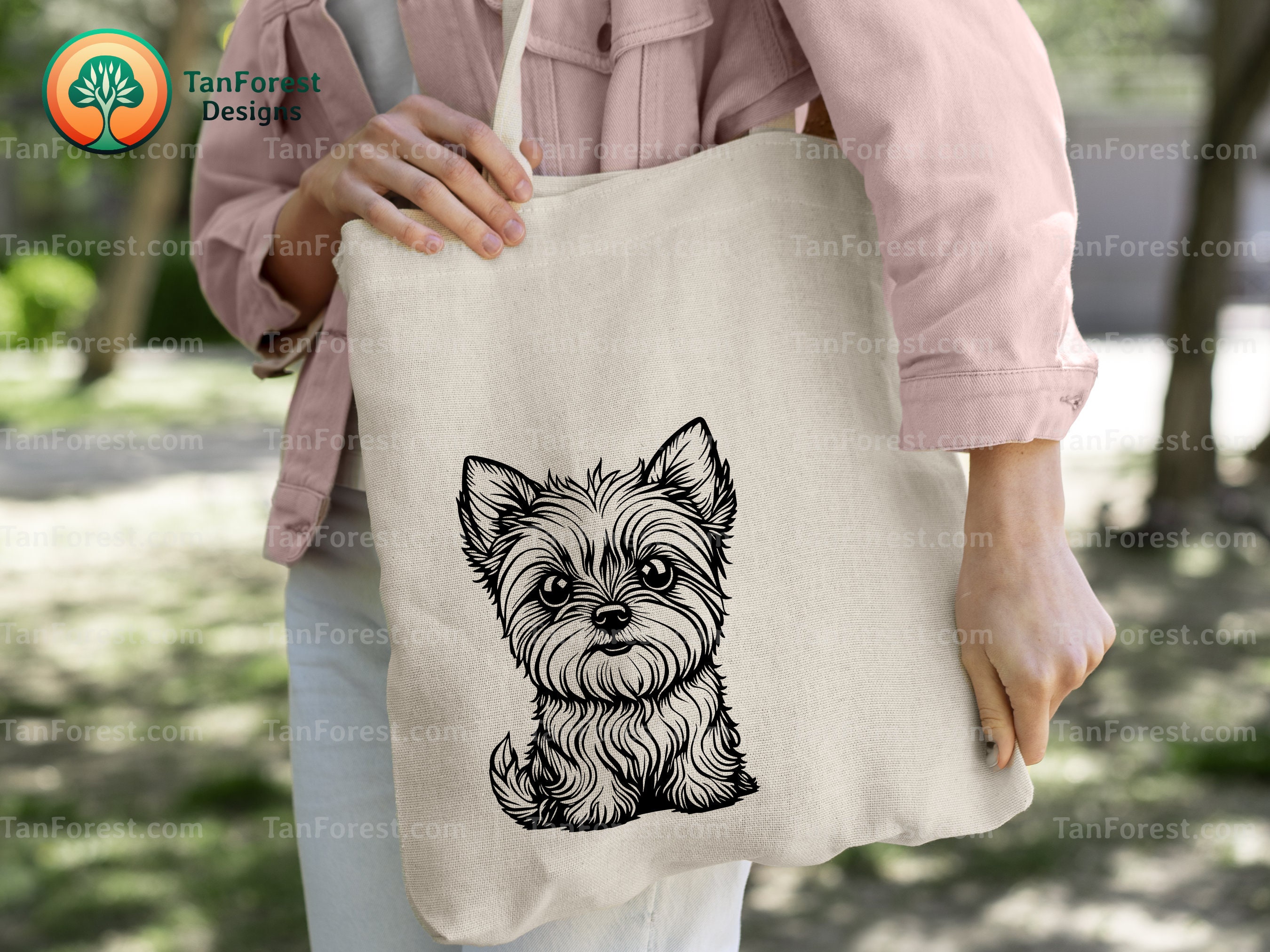 Yorkshire Terrier Svg Outline. Yorkie Svg Cute Yorkie Kawaii - Etsy ...