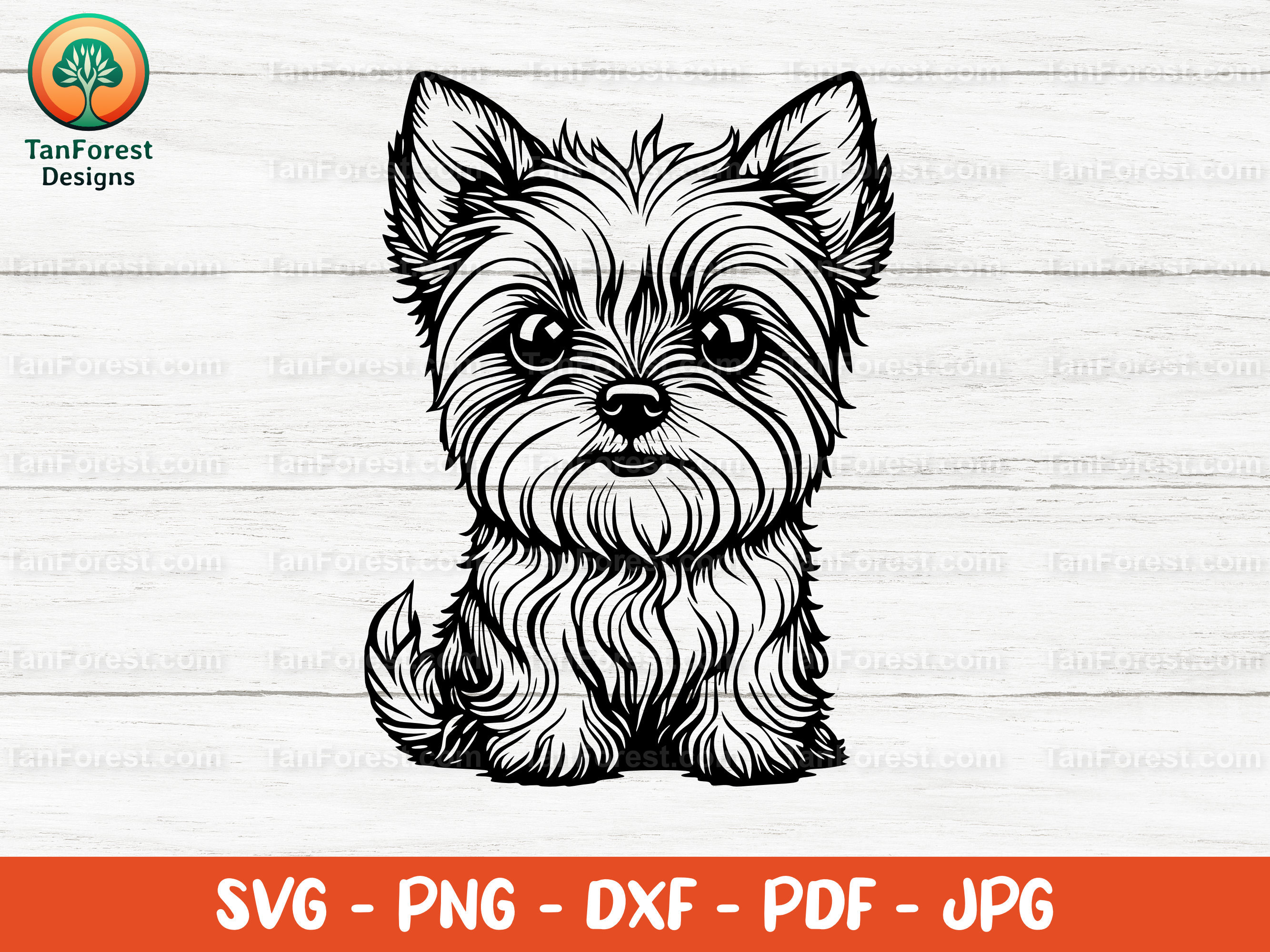 Yorkshire Terrier Svg Outline. Yorkie Svg Cute Yorkie Kawaii - Etsy UK
