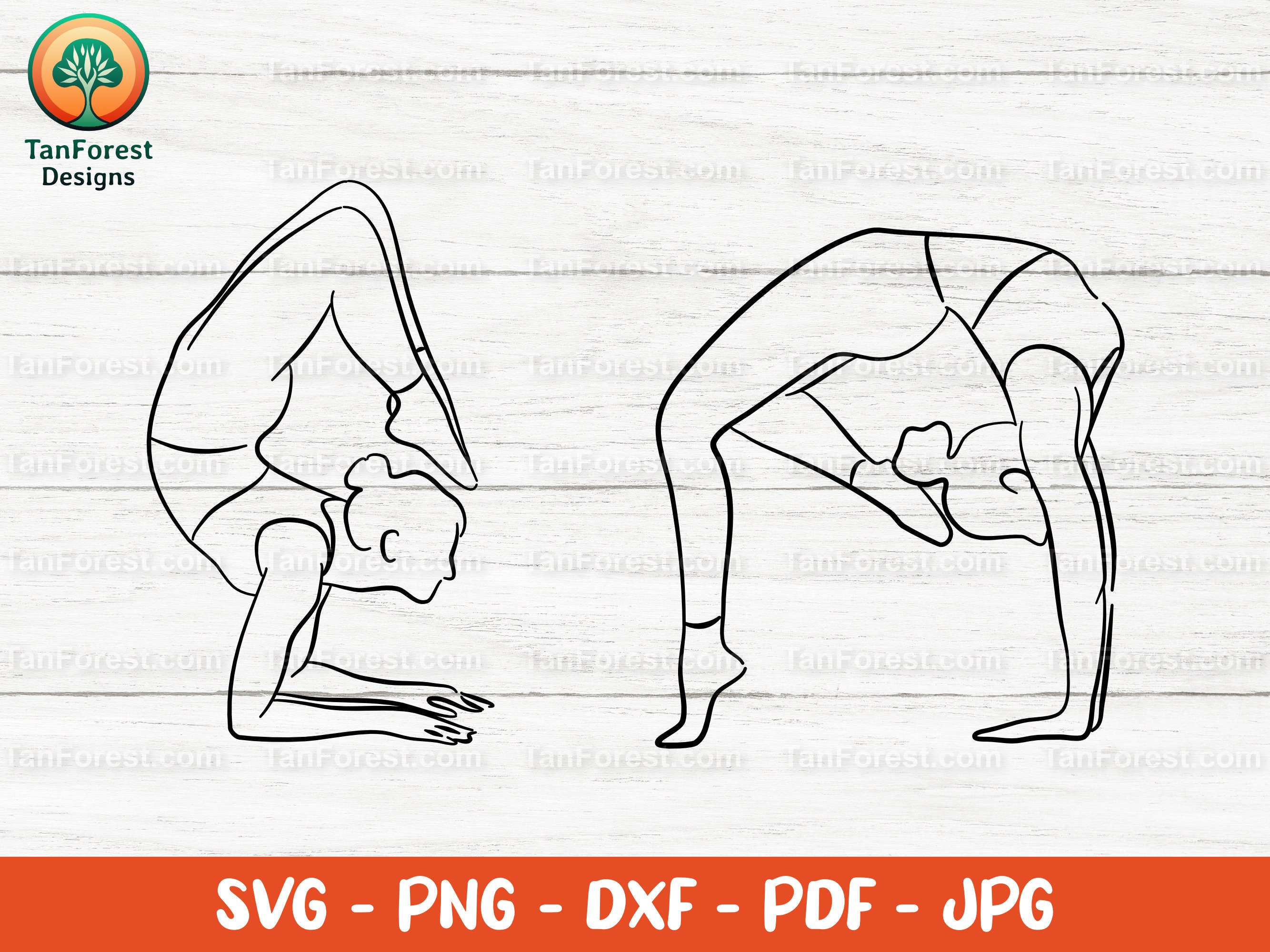 Yoga Poses SVG Bundle Outline Yoga Yoga Pose Svg (Download Now) - Etsy