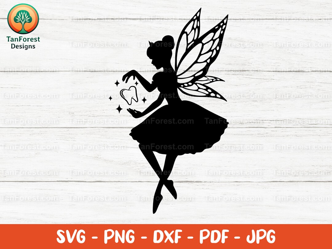 Tooth Fairy Svg Cut File. Teeth Fairy Clipart. Tooth Fairy Princess Svg ...