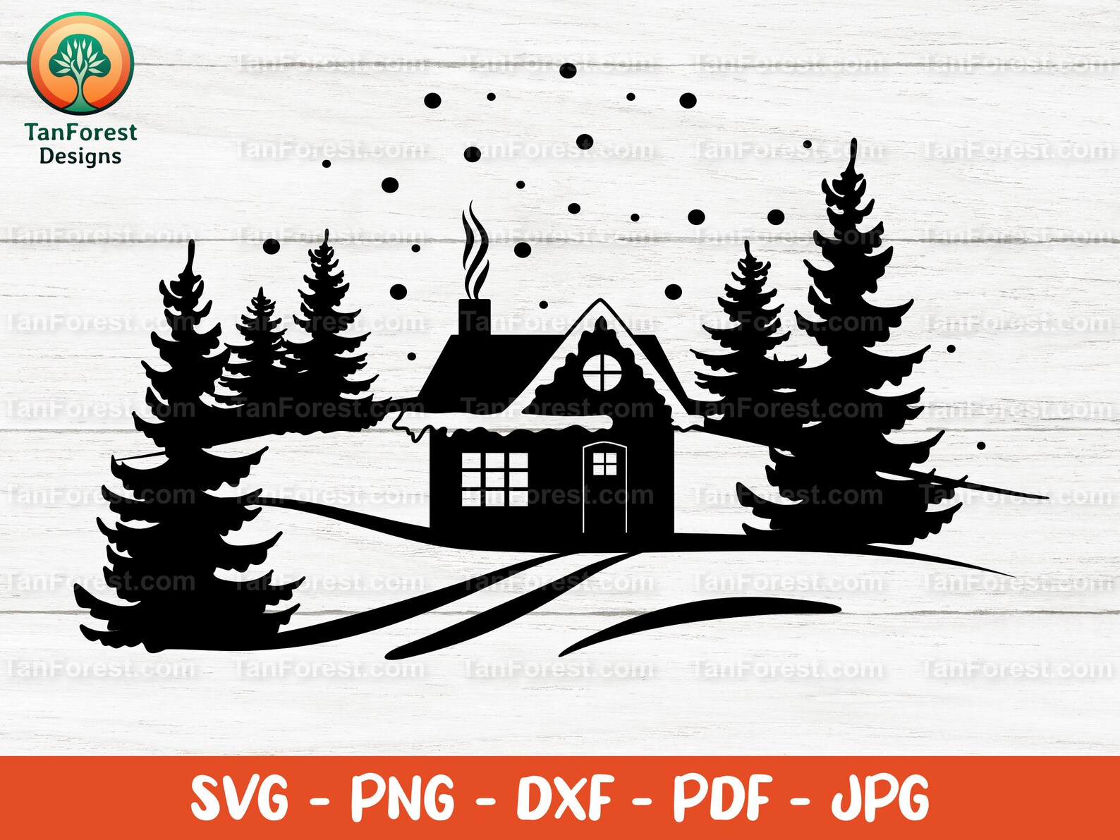 Winter Scene Svg Christmas Scene Svg Snowy Scenery Svg - Etsy UK