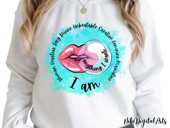 I Am Woman Sublimation Jpg Png Svg Pdf Woman Empowerment - Etsy