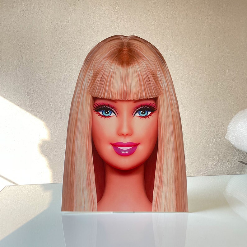 Barbie Face Birthday Party Props Barbie Doll Birthday - Etsy