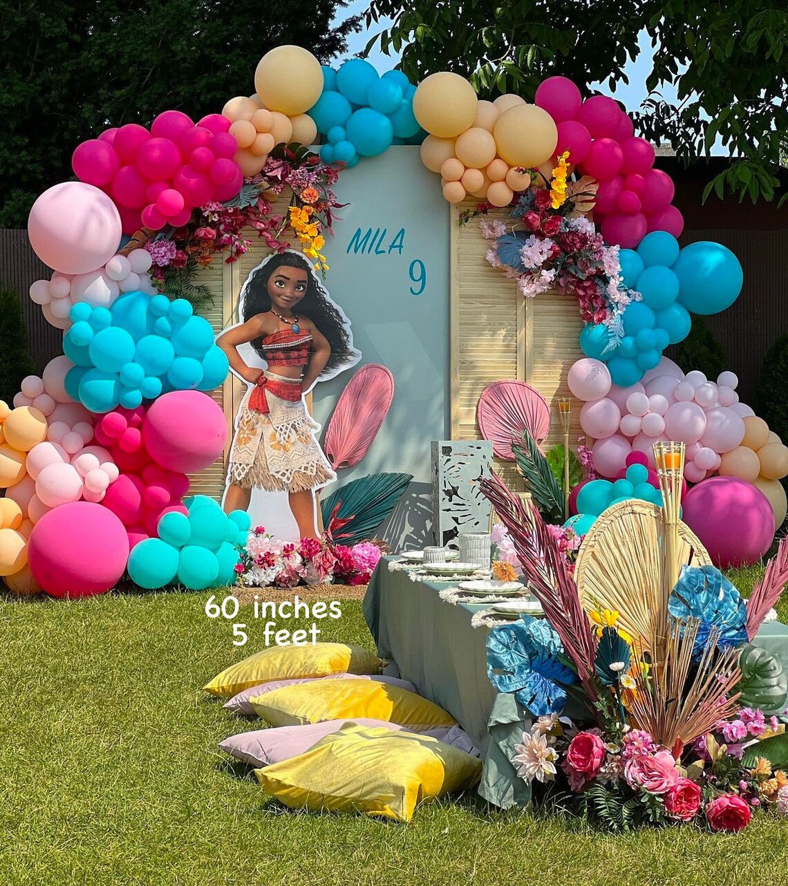 Moana Birthday Party Props Moana Birthday Centerpiece - Etsy