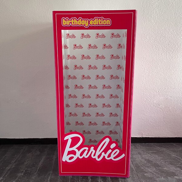 Barbie Photo Booth Box Template - Etsy