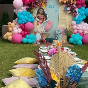 Moana Birthday Party Props Moana Birthday Centerpiece - Etsy