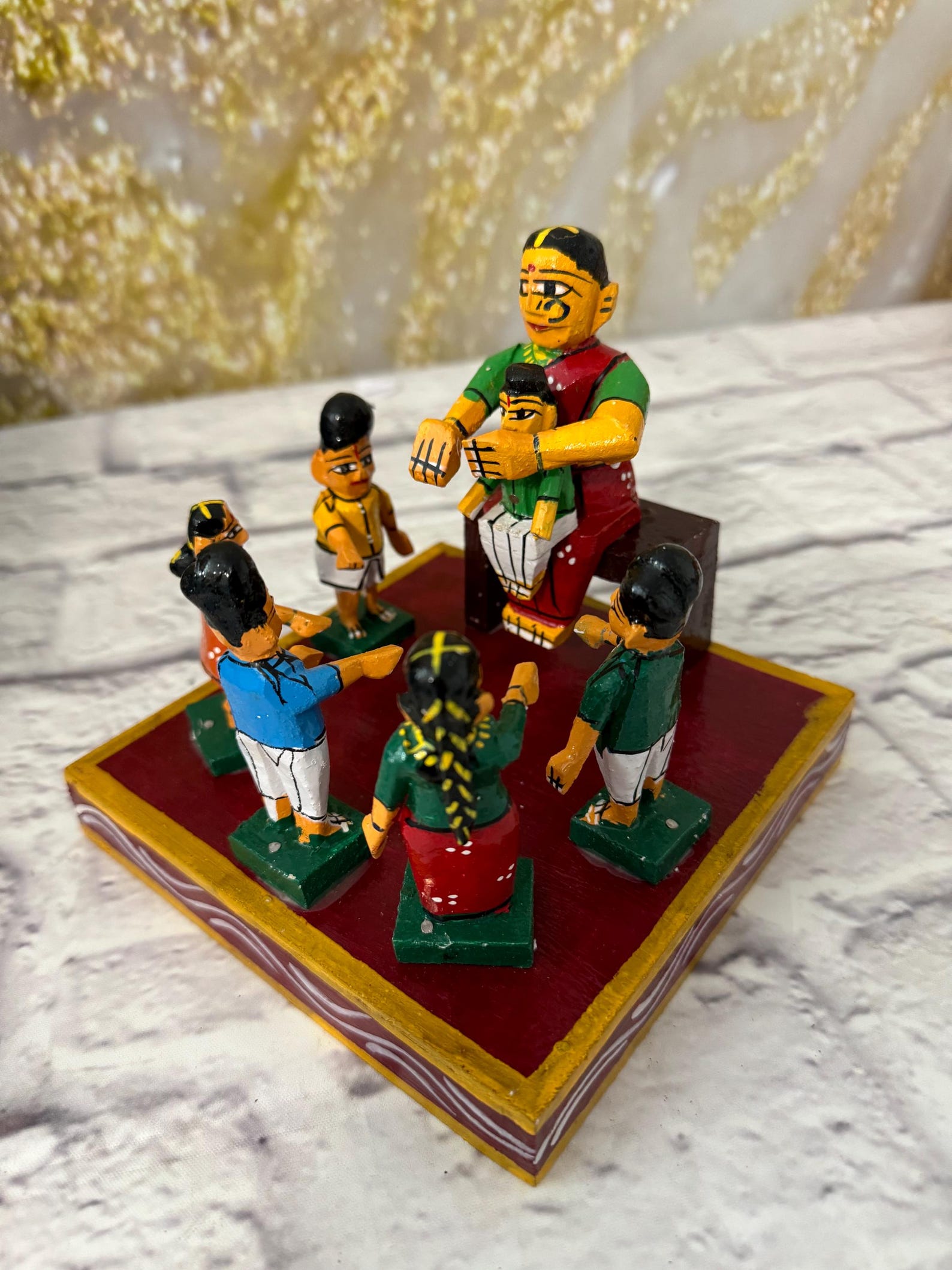 Kondapalli Doll : Veeri Veeri / Hide and Seek Game Set - Etsy