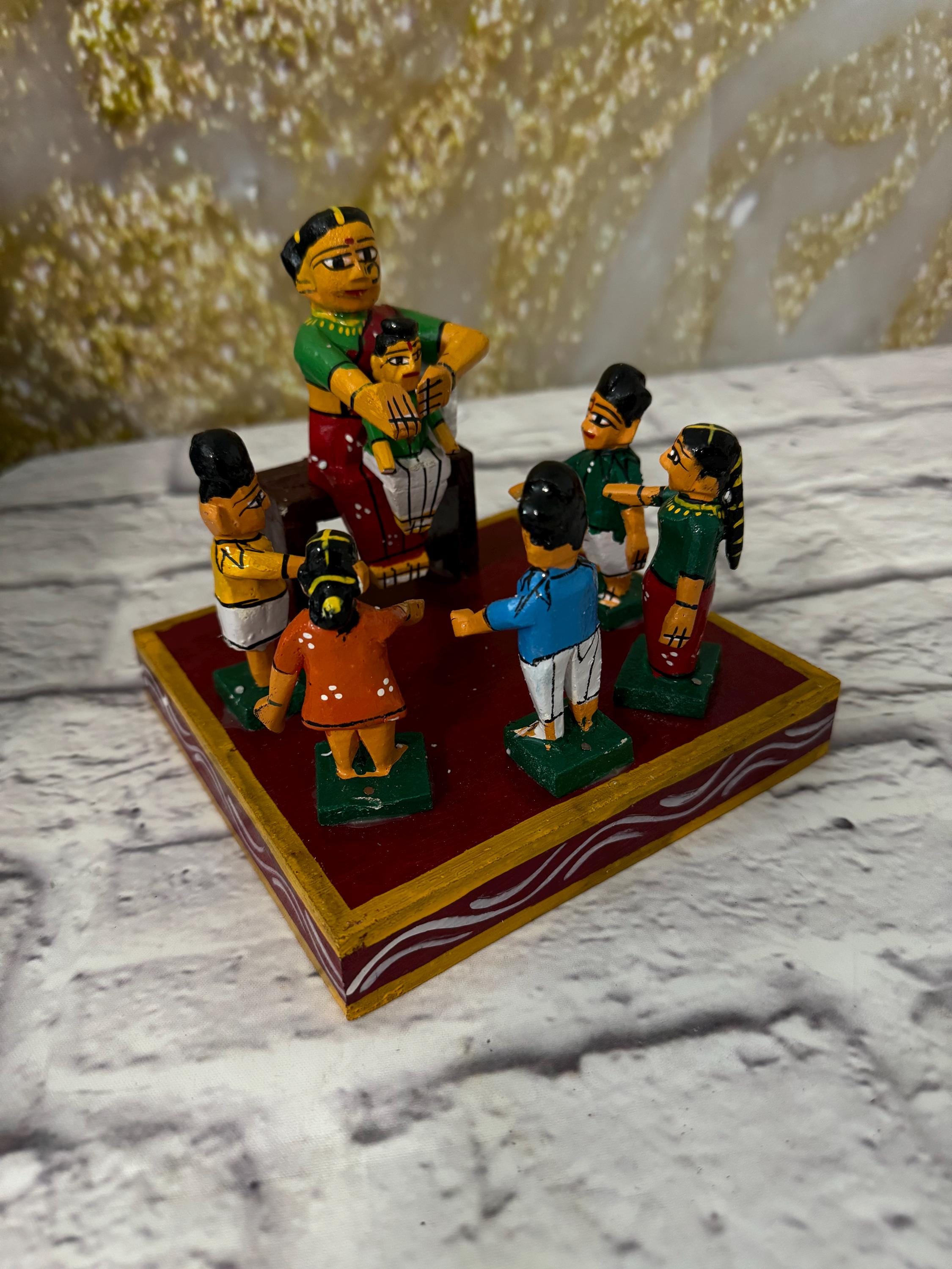 Kondapalli Doll : Veeri Veeri / Hide and Seek Game Set - Etsy
