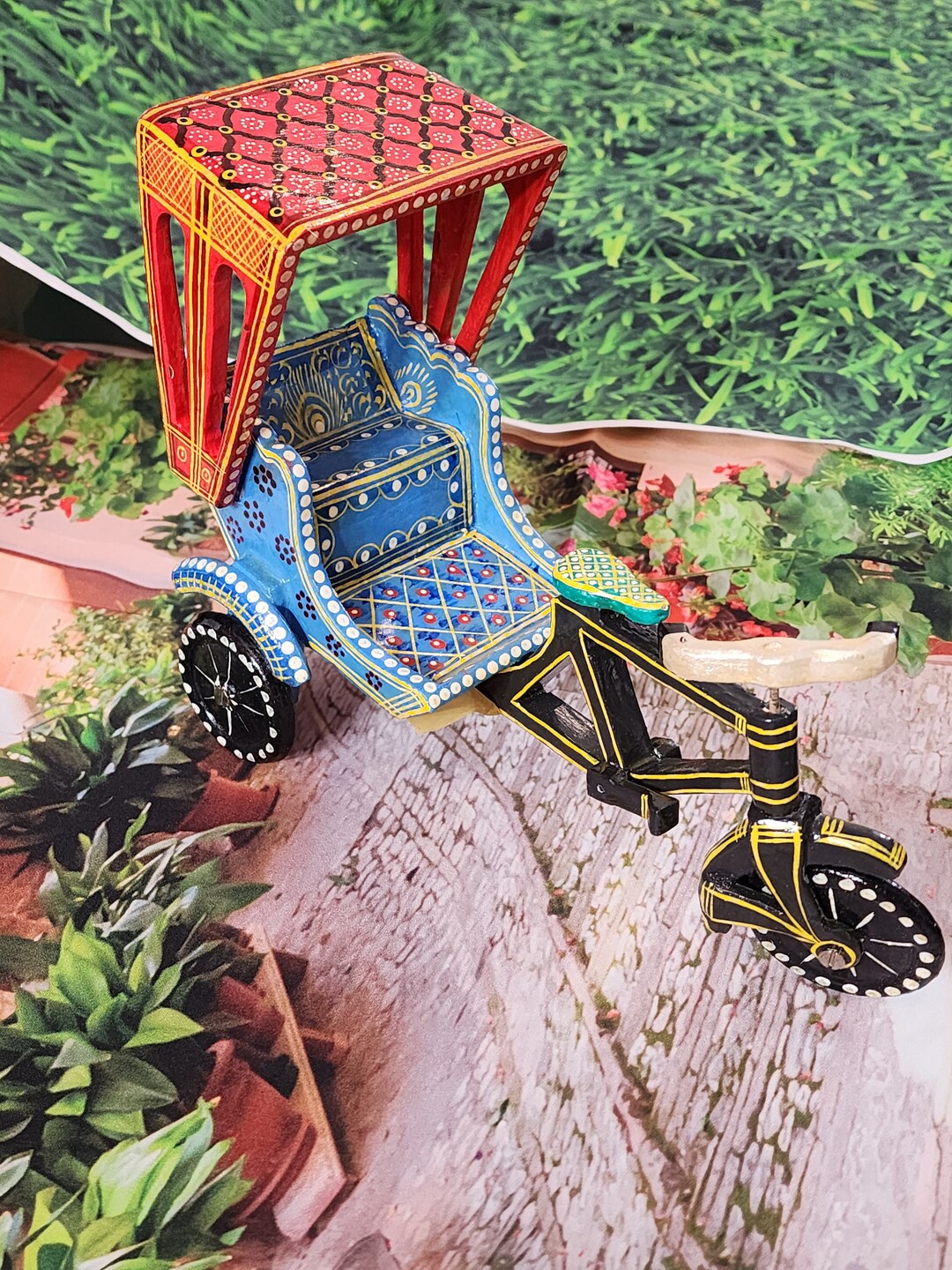 Kondapalli Doll Rickshaw - Etsy