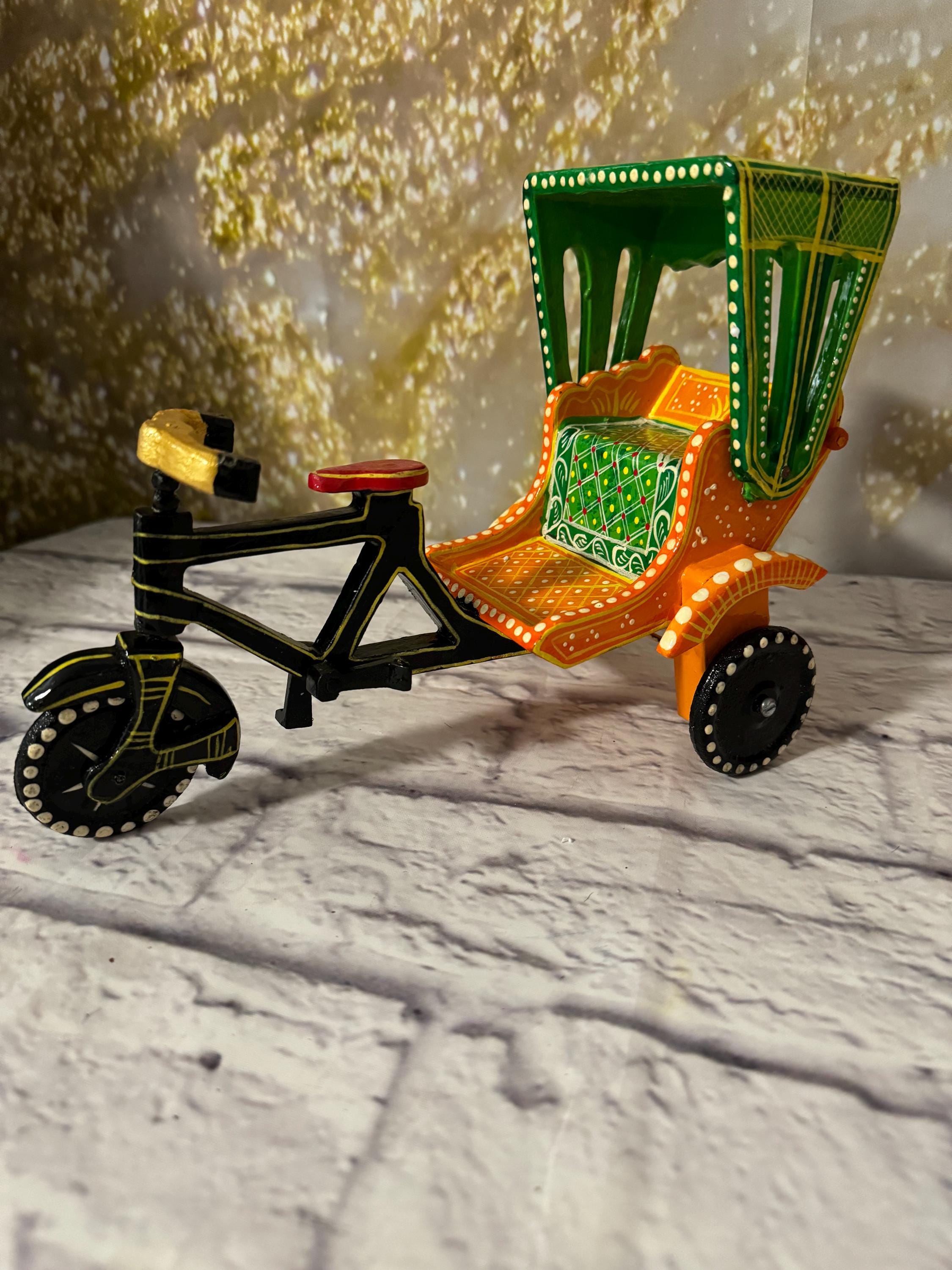 Kondapalli Doll Rickshaw - Etsy