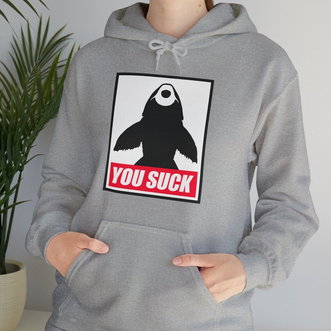 Pleco You Suck Hoodie, Funny Bristlenose Sucker Catfish - Etsy