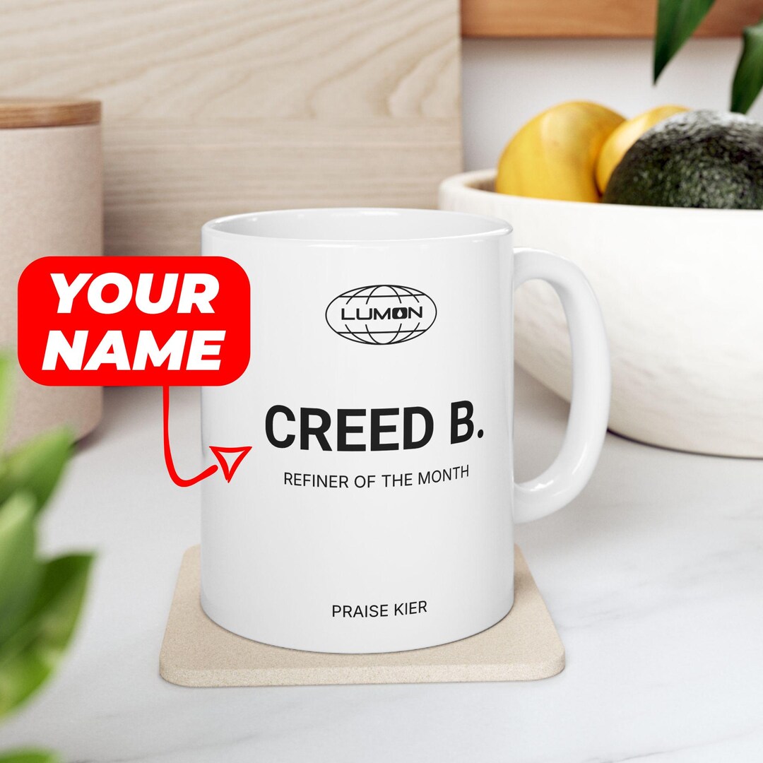 Personalized Severance Mug, Lumon Industries Refiner of the Month Mug ...