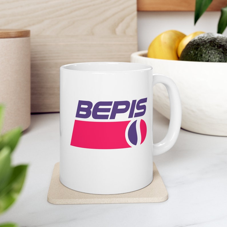 BEPIS Meme Mug, Bepis > Conke, Parody Vaporwave 11oz Ceramic Mug - Etsy