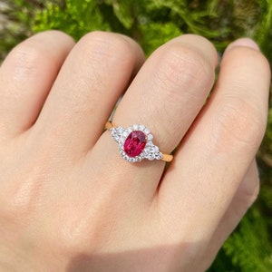 Gorgeous Mahenge Spinel Ring Oval Cut Spinel Ring Vintage - Etsy