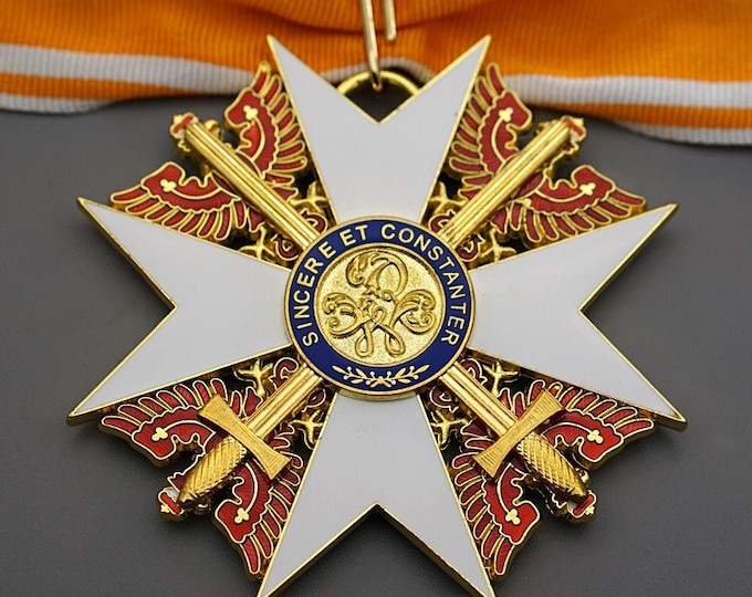 ORDER of the RED EAGLE Prussian Replica Grand Cross Star Gold Tone 1792 ...