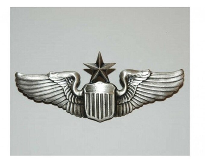 WW2 USAF, Aircraft Pilot Senior Silver Badge - Etsy