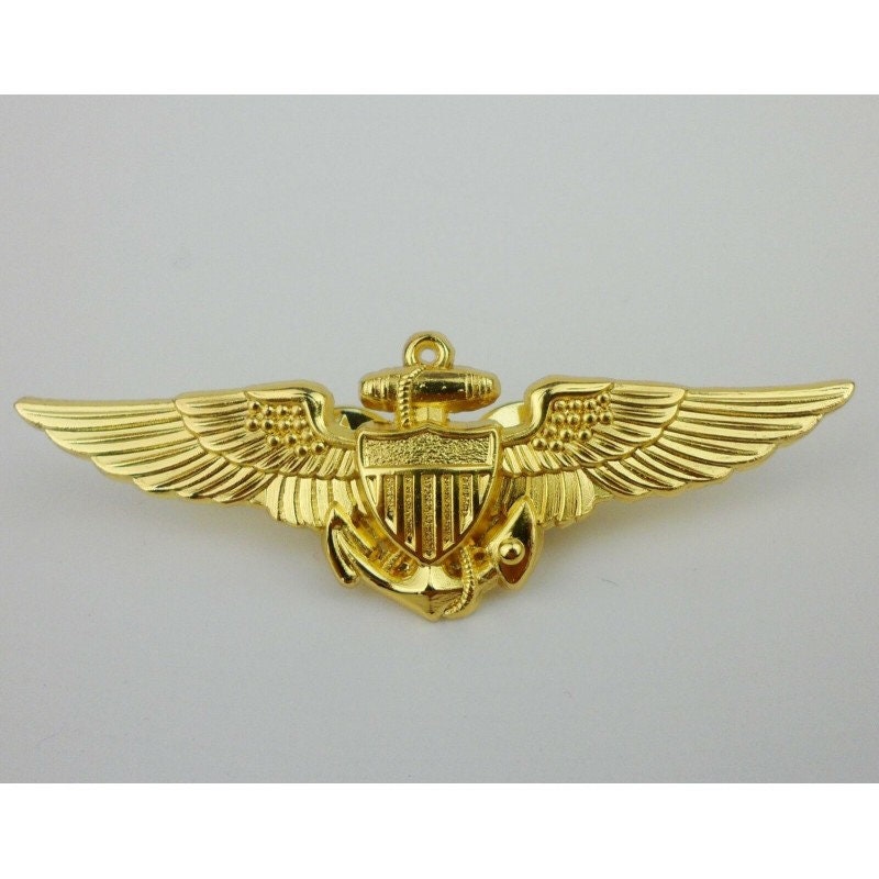 WW2 US Navy Marines Pilot Aviator Gold Wings - Etsy