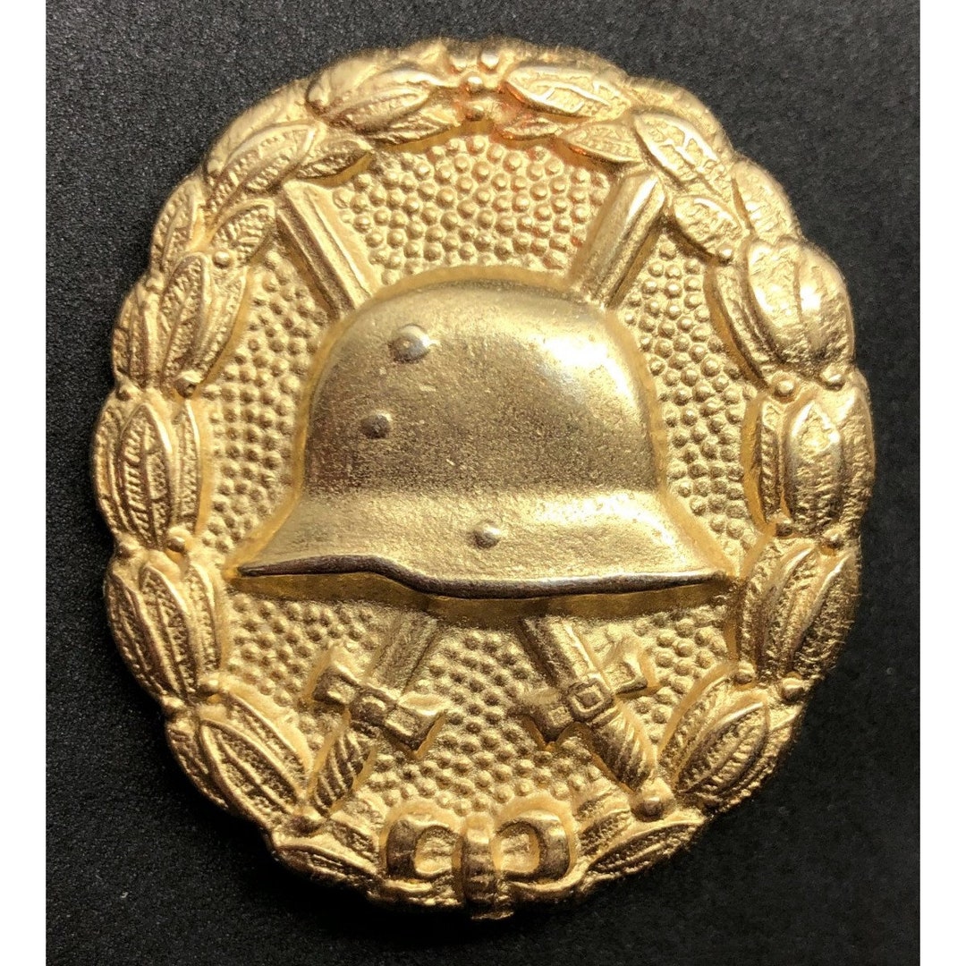 WW1 German Wound Gold Badge - Etsy