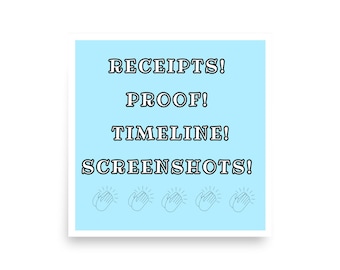 RHOSLC Receipts, Proof, Timelines, Screenshots Digital File Svg Png Jpg ...