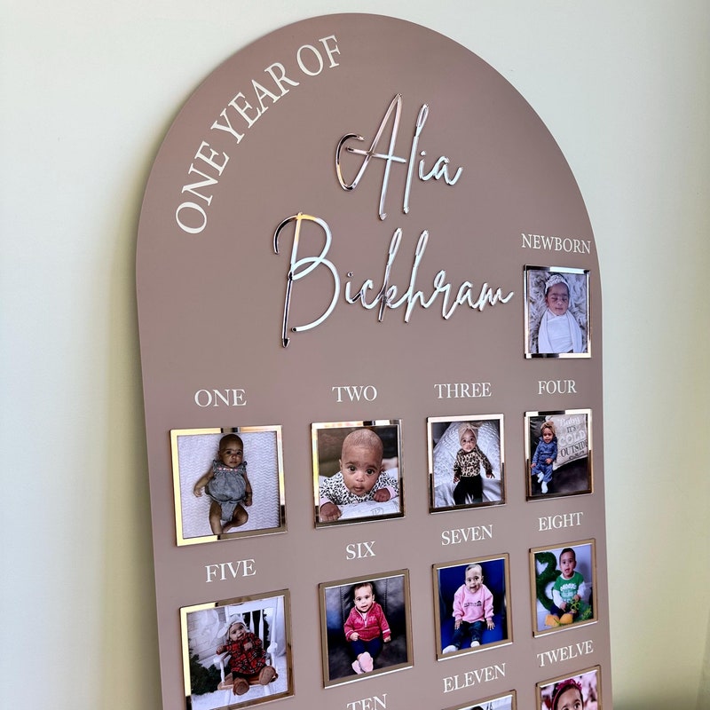 1 Year Milestone Wall - Etsy UK