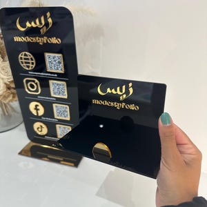 Logo Branded Acrylic Business Card Holder, Perspex Custom Business Card ...