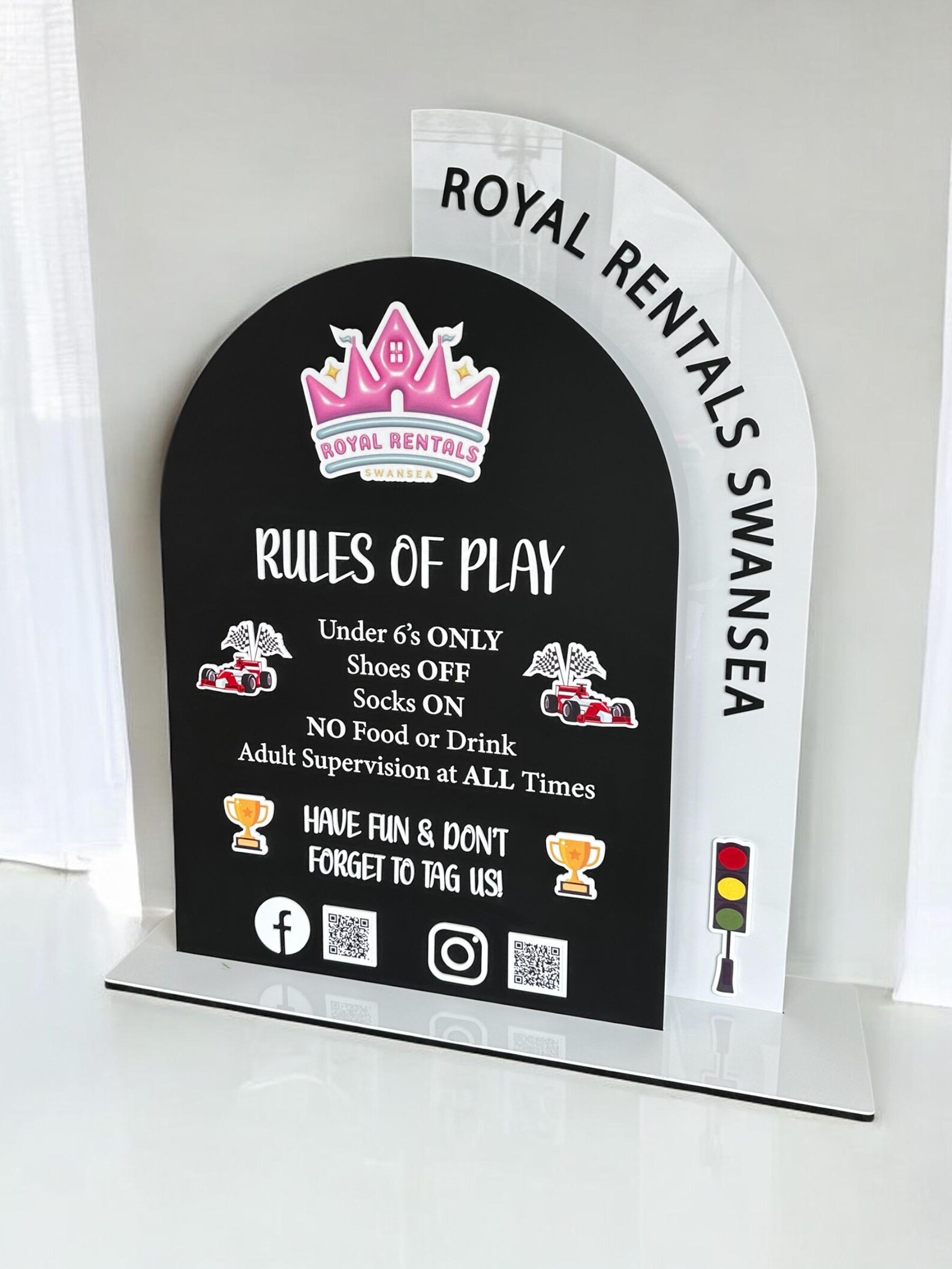 Acrylic Play Rules Sign, Soft Play Rules, Bouncy Castle Business ...