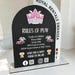 Acrylic Play Rules Sign, Soft Play Rules, Bouncy Castle Business ...