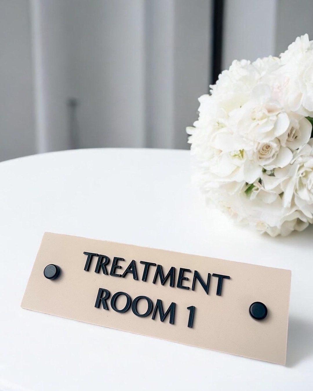 Custom 3D Acrylic Treatment Room Sign for Door or Wall, Modern Salon ...