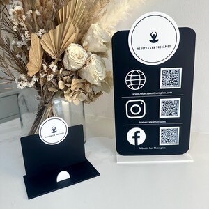Logo Branded Acrylic Business Card Holder, Perspex Custom Business Card ...