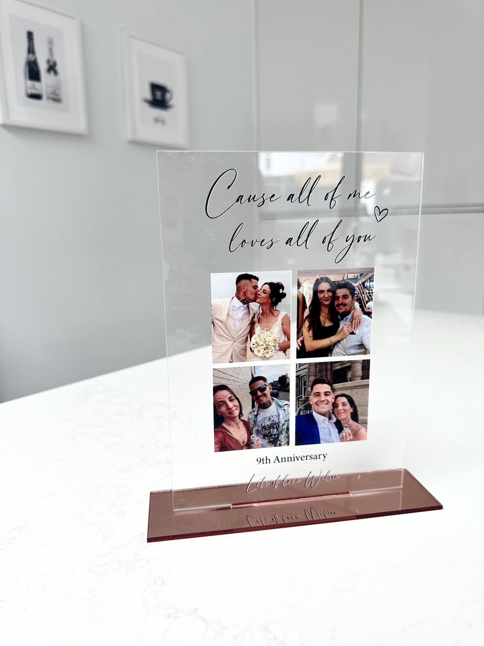 Personalized Photo Plaque, Acrylic Photo Plaque, Custom Acrylic Plaque ...
