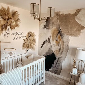 Custom Double Name Sign, First and Middle Name, Personalised Baby Gift ...
