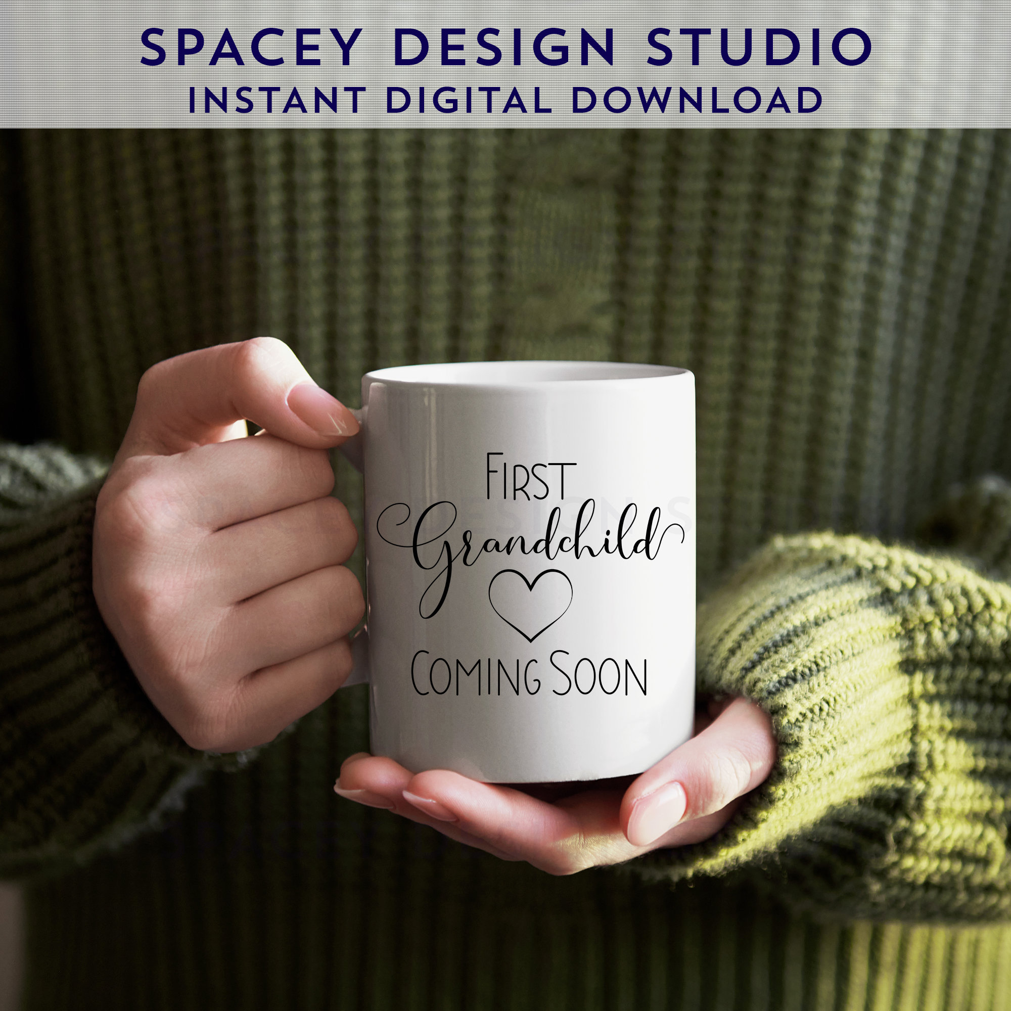 First Grandchild Coming Soon Digital File, Instant Download, Svg, Png ...