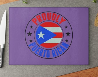Puerto Rico Glass Cutting Board - Etsy