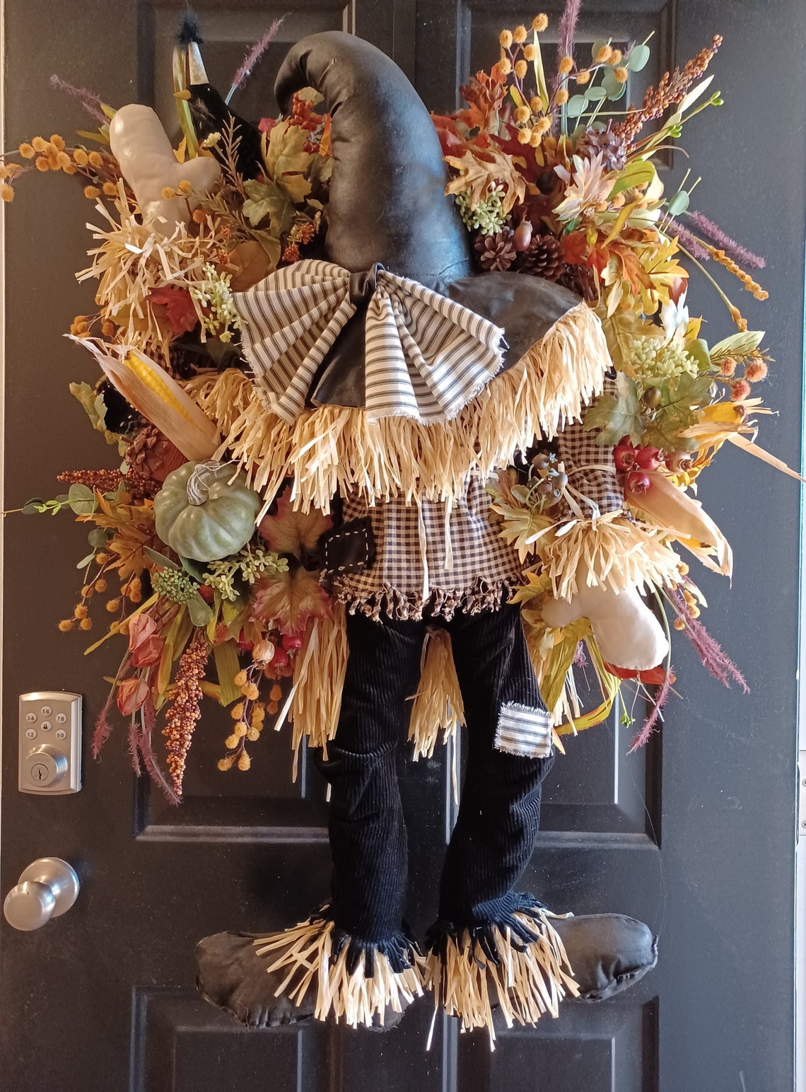 Scarecrow Wreath - Etsy