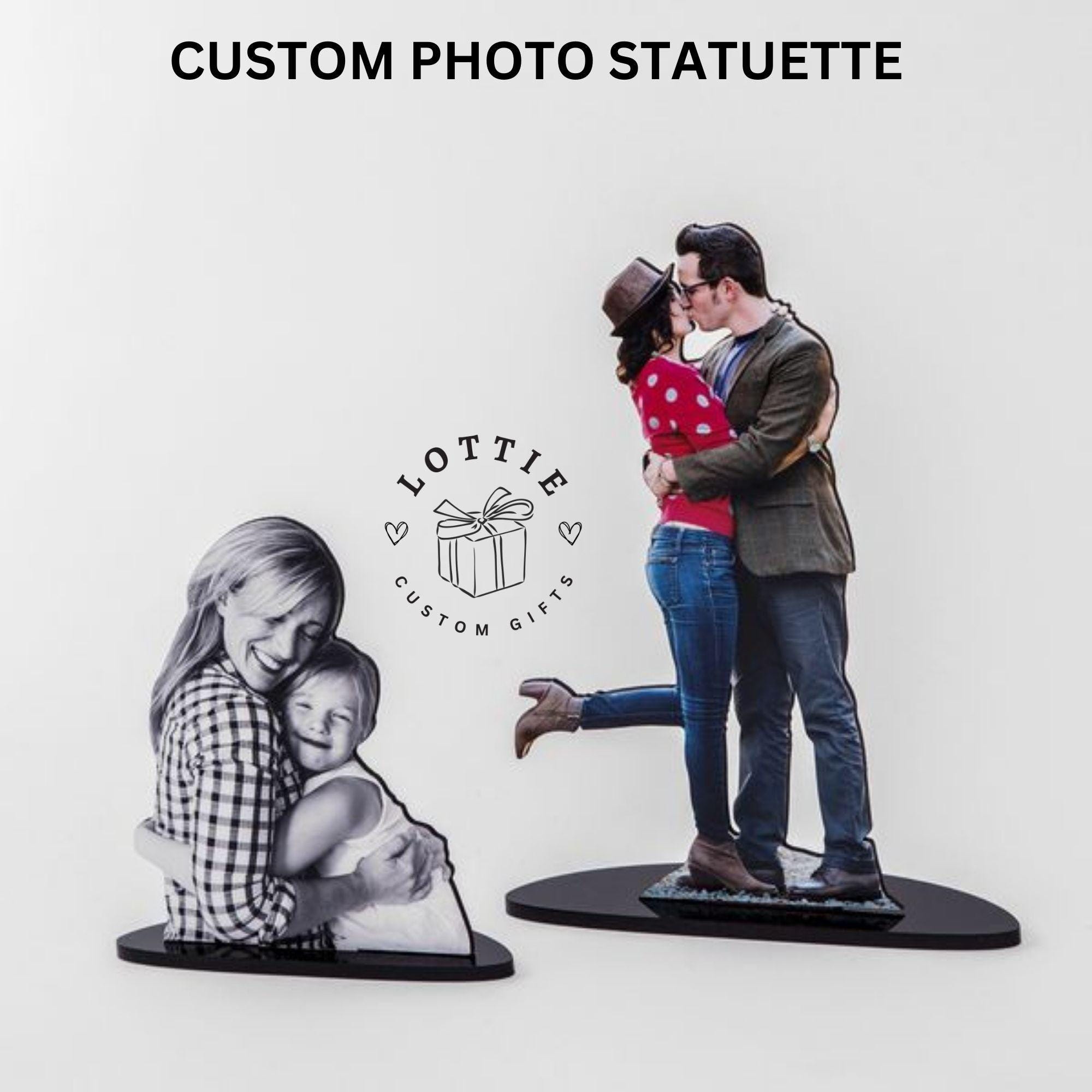 Custom Photo Statuette, Photo Cutouts, Valentine's Gift for Her, Gift ...