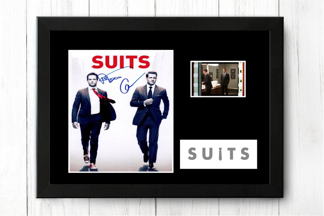 Suits Original Film Cell Display Signed Fathers Day Gift Stunning ...