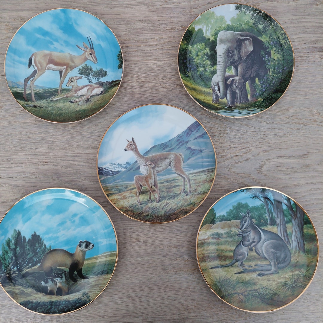 Collectible Plates 'last of Their Kind: the Endangered Species' by Will ...