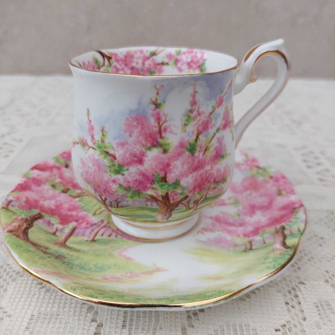 Royal Albert Blossom Time Vintage Lady Cup With Saucer - Etsy