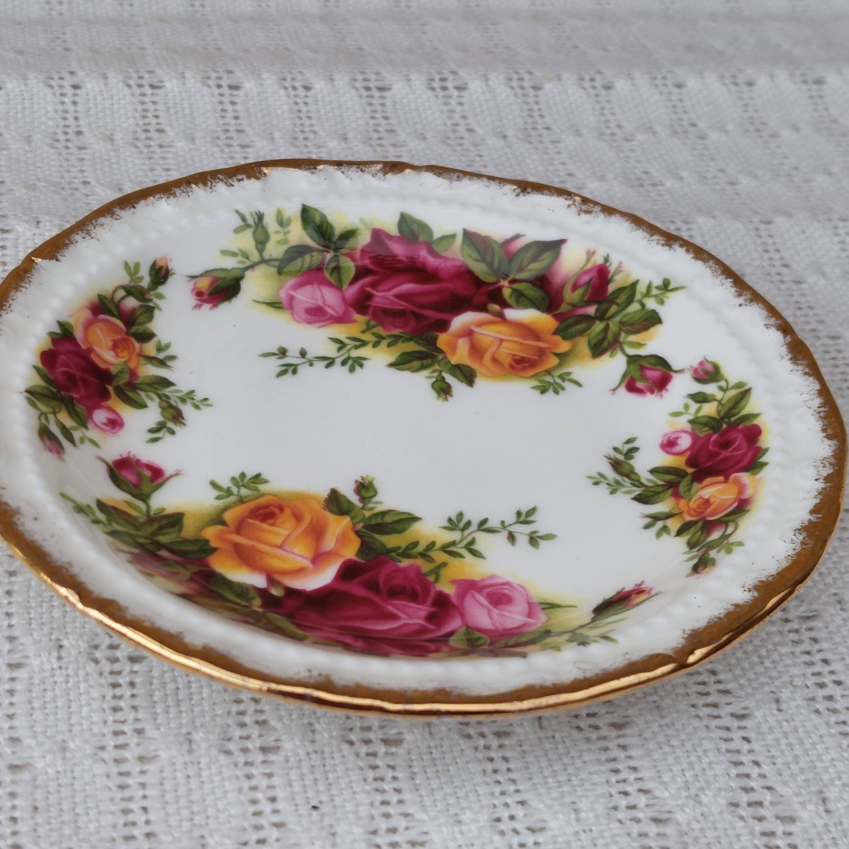 Royal Albert Old Country Roses Plate 12 Cm for Cake Butter Petit Four ...