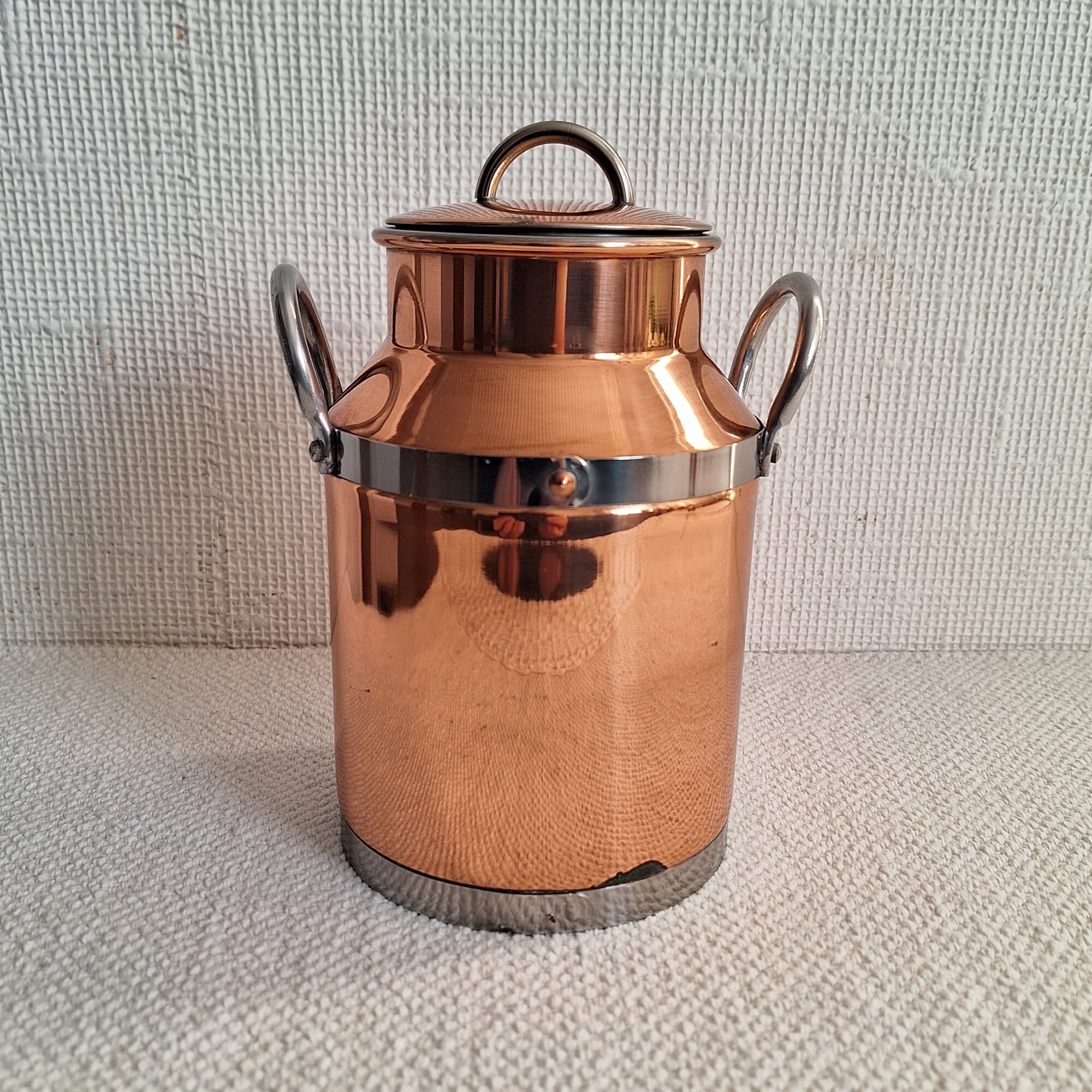 Vintage Swedish Copper Milk Can, Stamp Dorra Produkter,craftsman ...