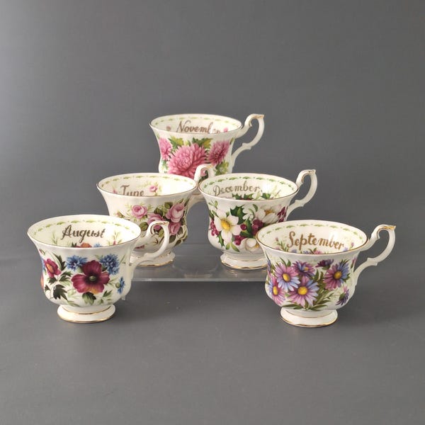 Royal Alberts November Tea Cups - Etsy
