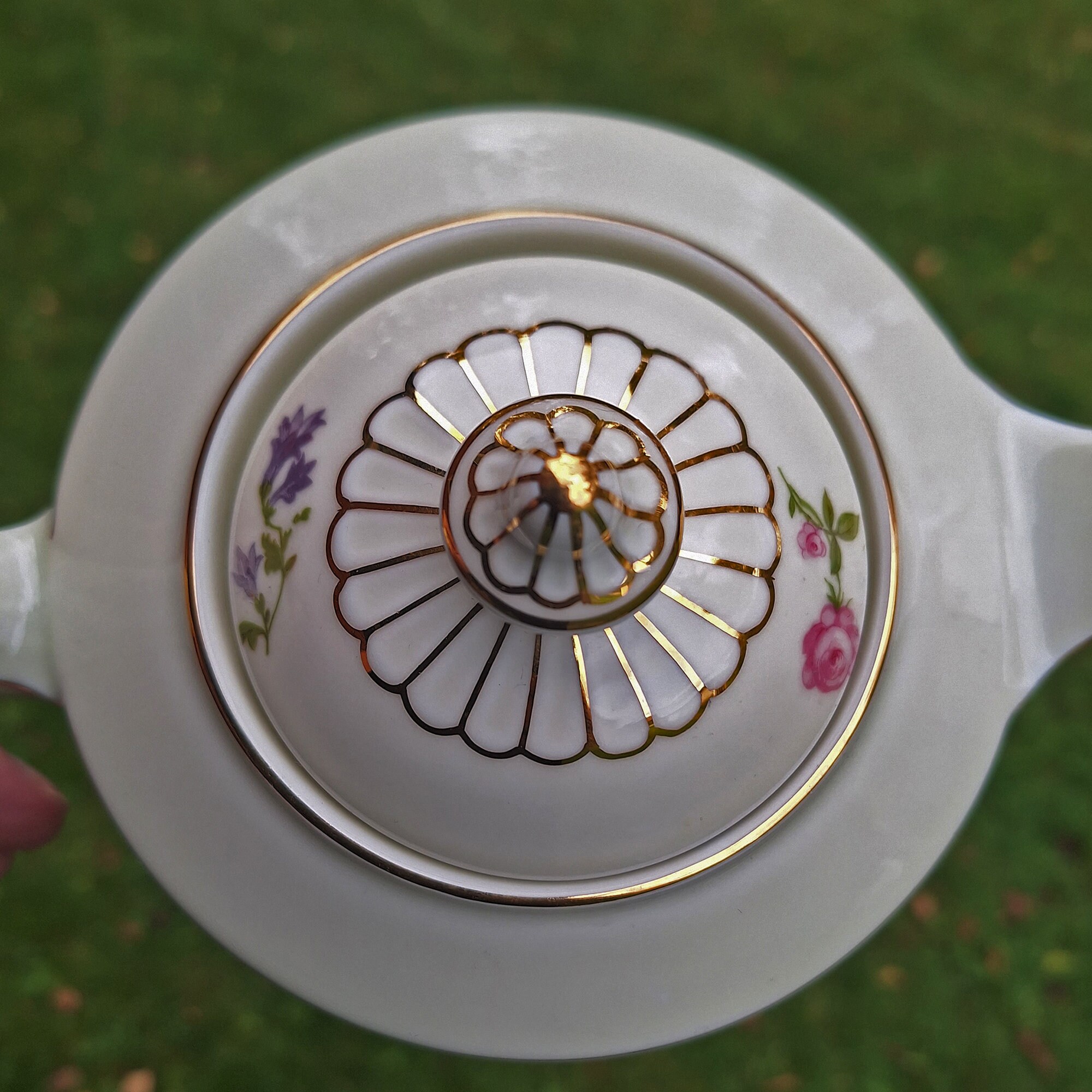 Thomas Bavaria Porcelain Coffee Tea Set Floral Gold Rim Germany 1939 ...