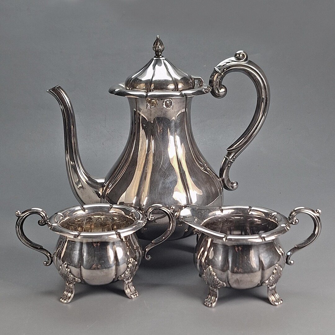 Collectible Scandinavian Silver Tea Set by David-andersen Norway 1950s ...