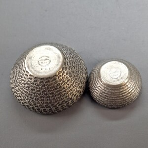 Vintage Norwegian Pewter Troll Tinn Two-bowl Set, Handmade 1970s ...