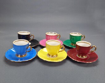 Vintage Bareuther Bavaria Demitasse Teacup and Saucer Set - Etsy