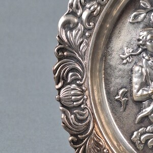 Vintage Swedish PRIMA N.S. Nilsjohan Silver Decorative Plate With ...