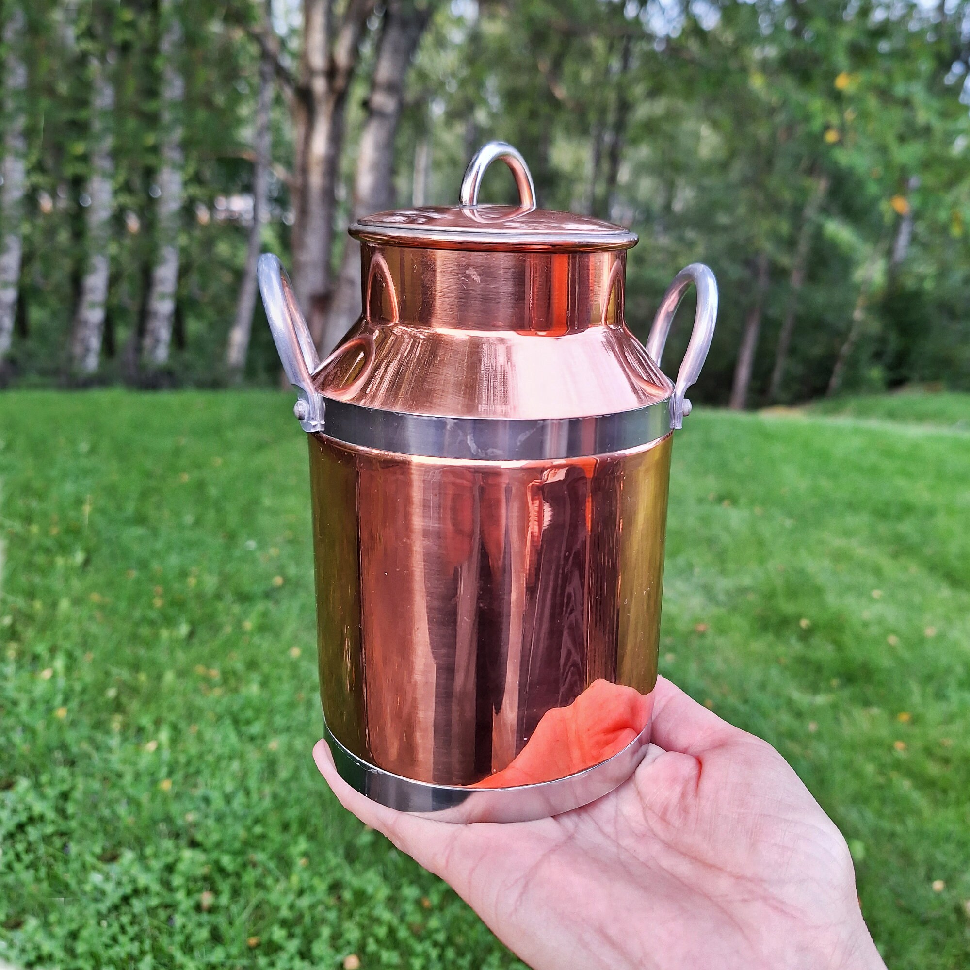 Vintage Swedish Copper Milk Can, Stamp Dorra Produkter,craftsman ...