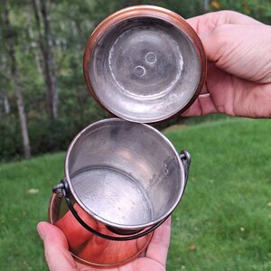 Vintage Swedish Copper Pot With Lid,mark Handarbete SES, Plant Pot ...